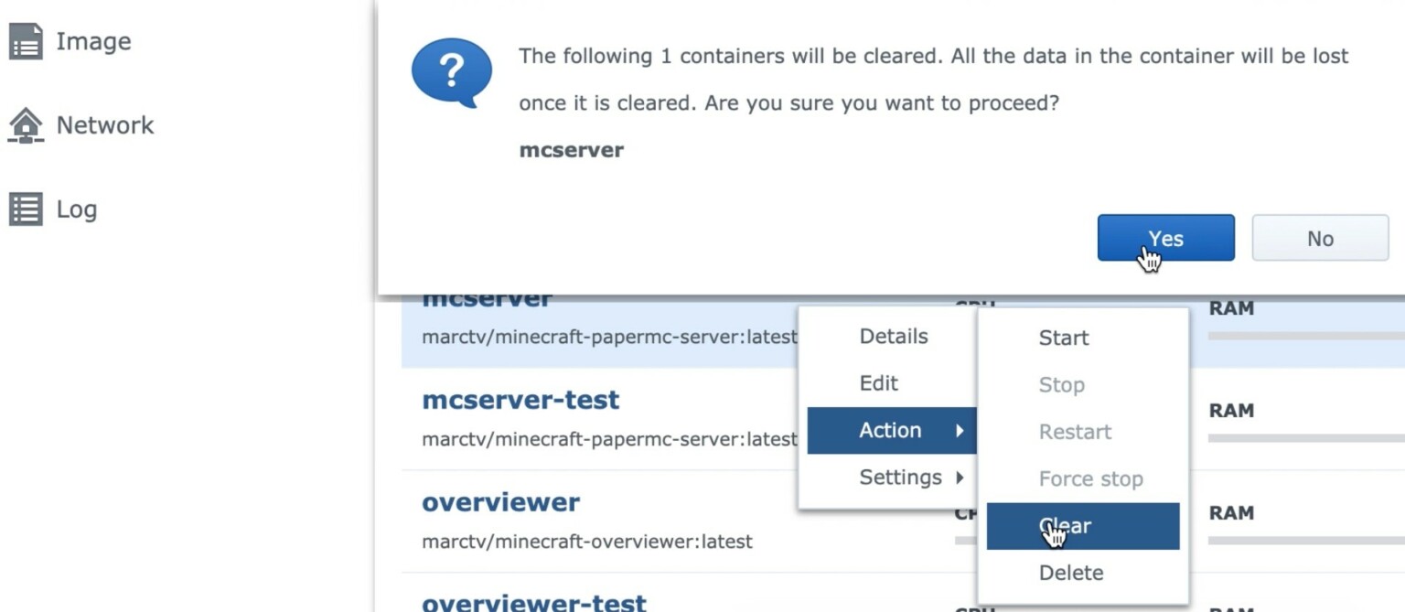 Java Minecraft Server 1.20 auf Synology NAS installieren