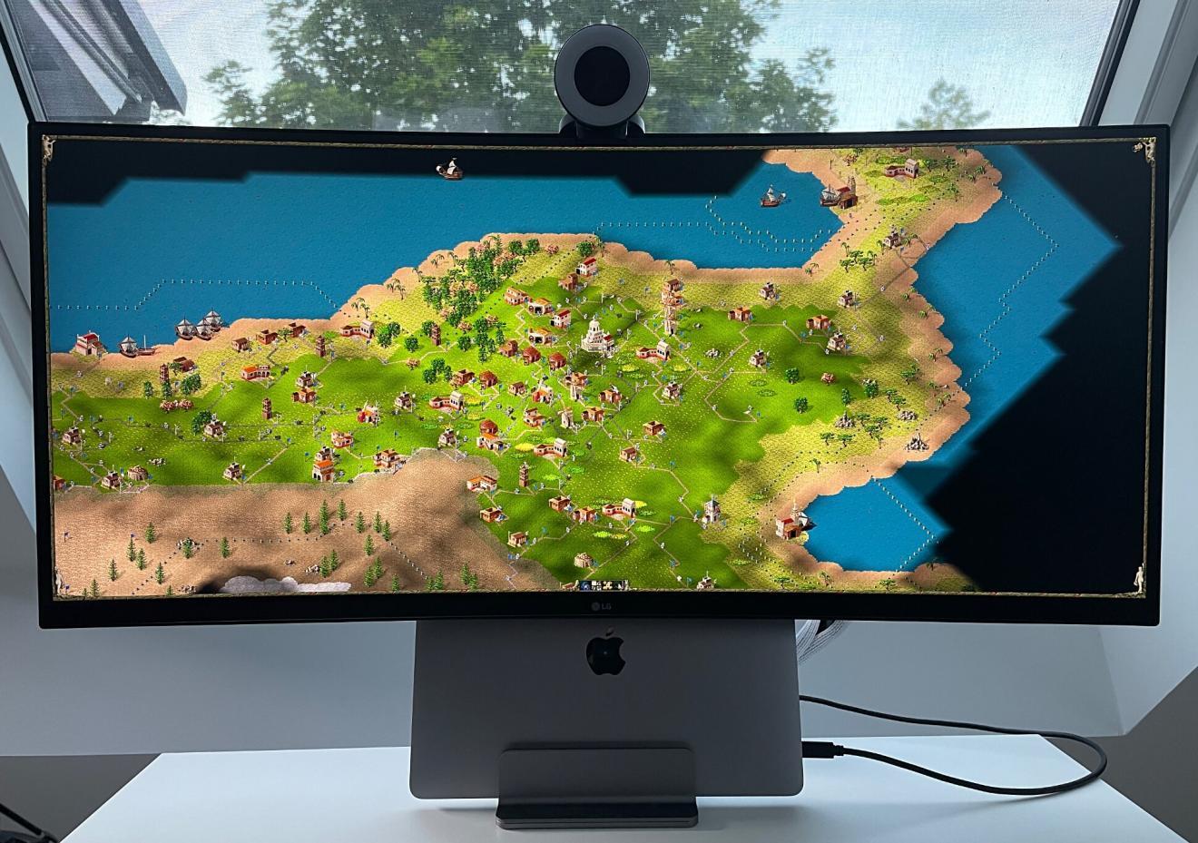 Home-Office Monitor: LG Curved Ultrawide mit USB-C für den Mac