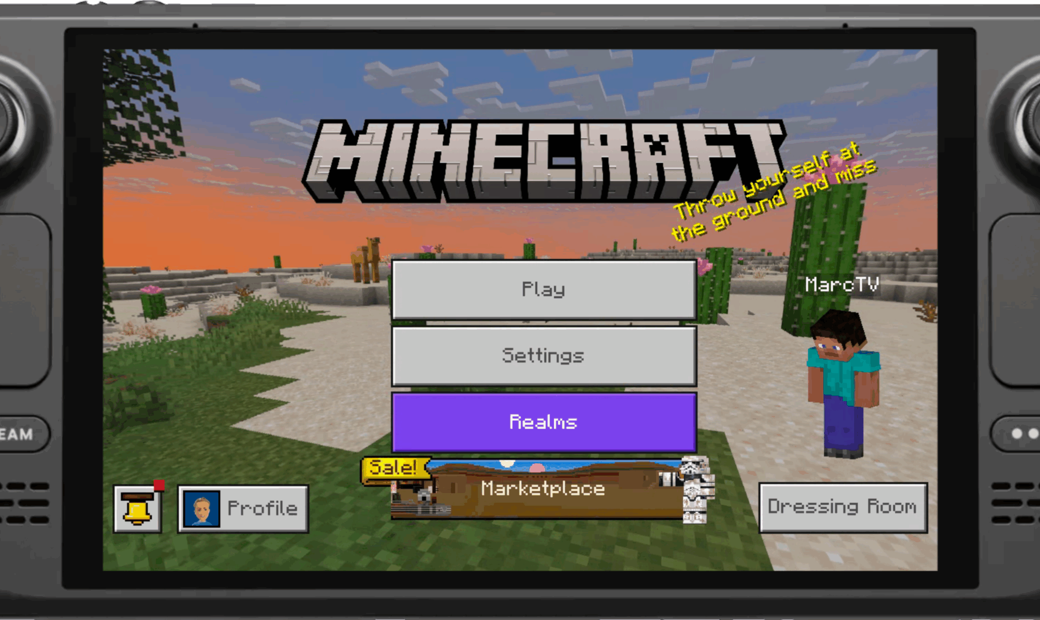 Minecraft Bedrock Edition auf dem Steam Deck installieren